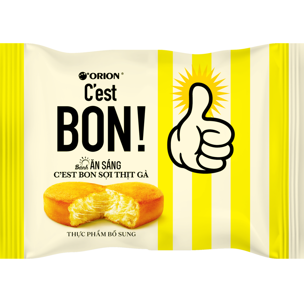 Bánh ăn sáng sợi thịt gà - ORION C'est Bon – Sesofoods