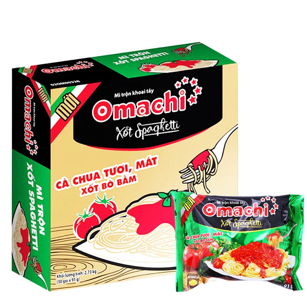 Mì trộn Omachi xốt Spaghetti – Sesofoods