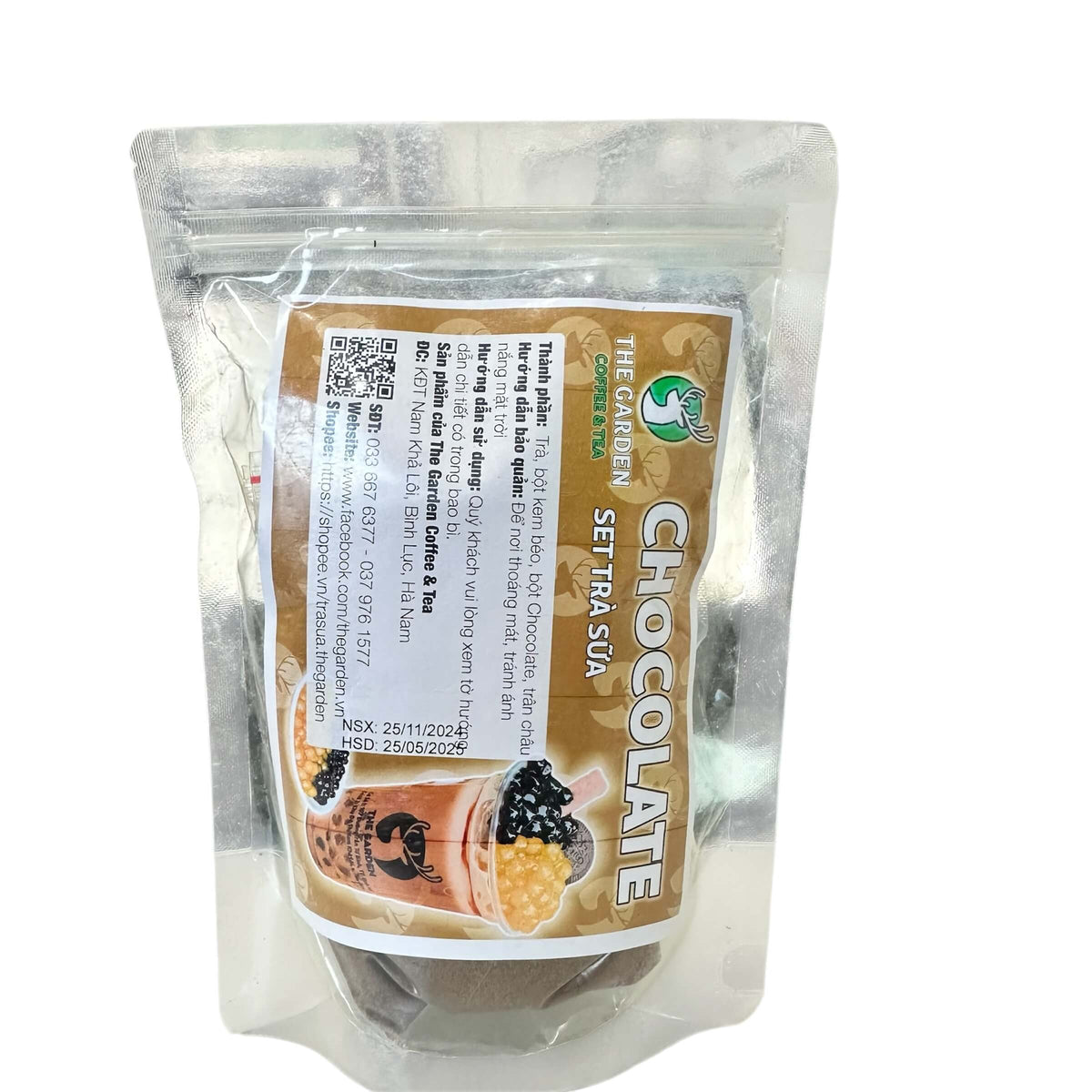 Set Trà sữa tự pha vị Chocolate 250g – Sesofoods