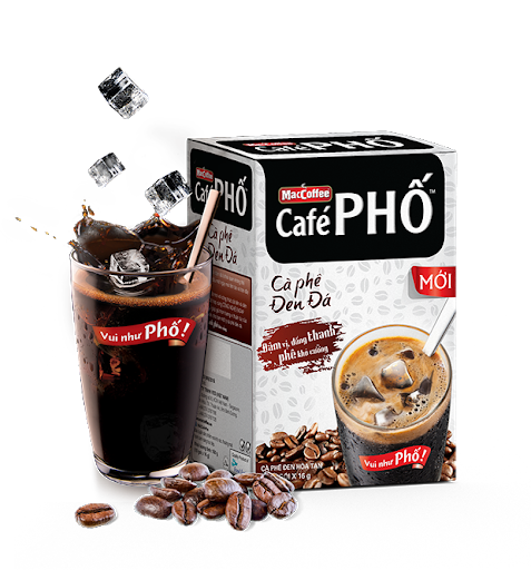 Cà Phê Phố Đen Đá - Dây 10 gói – Sesofoods